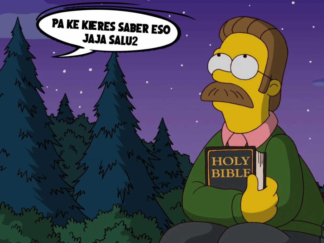 Flanders le pregunta a Dios por el significado de la vida y ÉL le ...